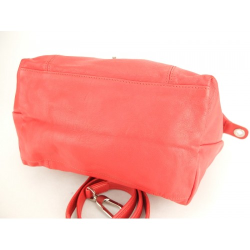 SOLD(已售出) Longchamp Full Leather Le Pliage Cuir ( Red)